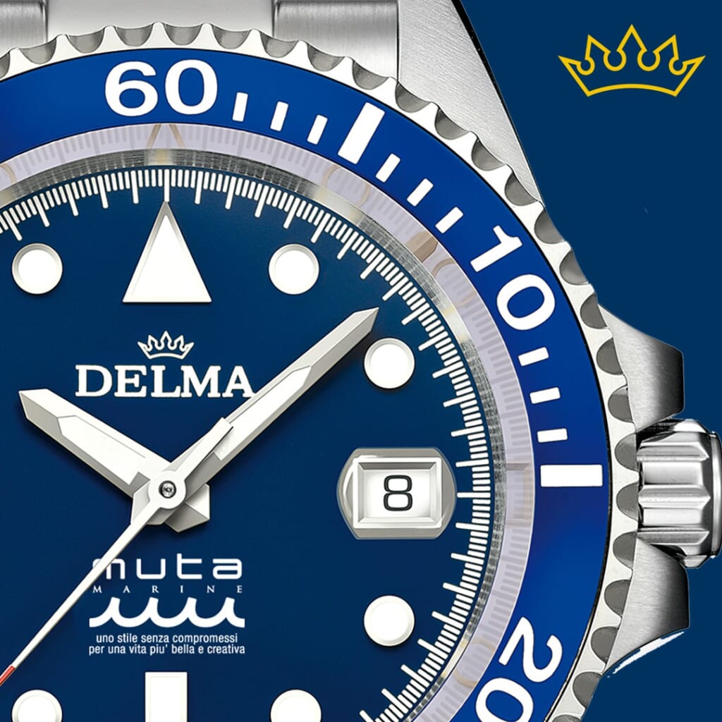 【デルマ】muta MARINE（ムータ・マリン）とのコラボレーションウオッチを発表 | WATCHNAVI Salon