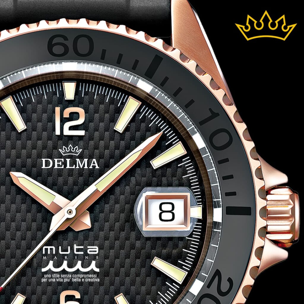 【デルマ】muta MARINE（ムータ・マリン）とのコラボレーションウオッチを発表 | WATCHNAVI Salon